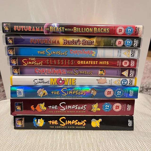 THE SIMPSONS DVD Boxset Bundle Complete Season Series Collectors ...