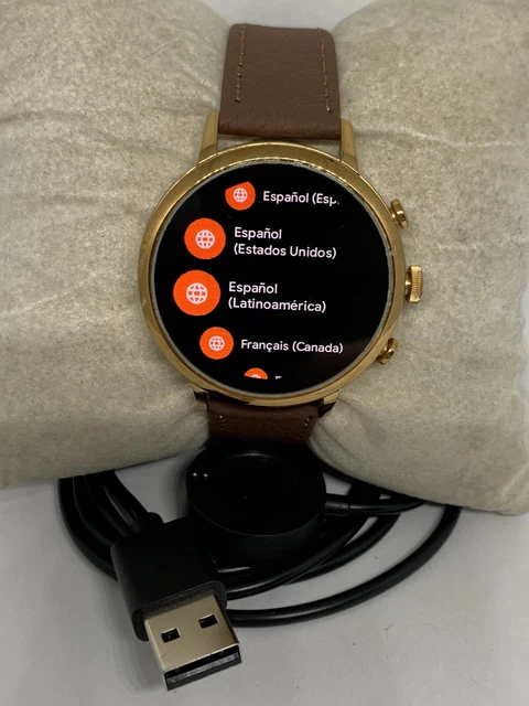 SMART WATCH FOSSIL Gen 4 Autentico Quadrante Digitale Cinturino ...