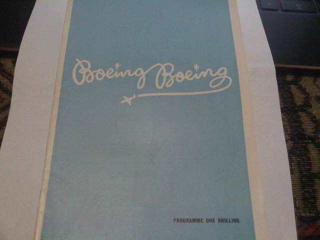 BOEING BOEING PLAY Theatre Programme Theatre Royal Nottingham c 1967 £4 ...