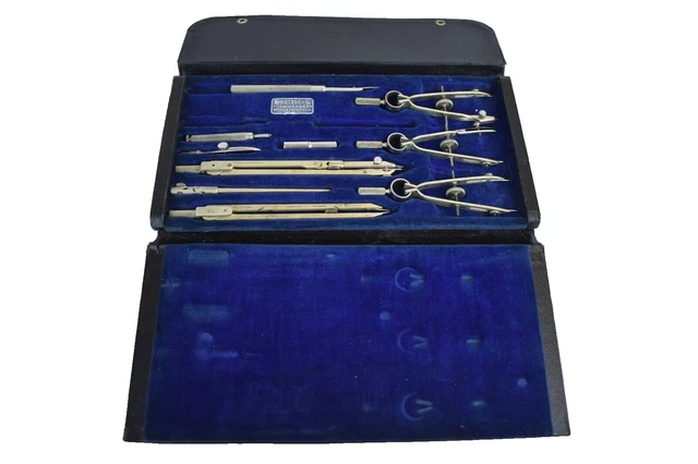 VINTAGE DIETZGEN COMMANDER Mechanical Drafting/Drawing Instrument Set £ ...