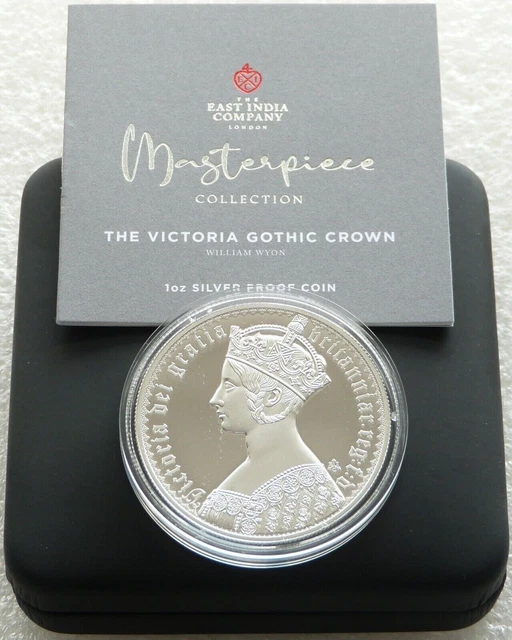 2022 ST HELENA Gothic Crown Victoria Portrait £1 Silver Proof 1oz Coin ...