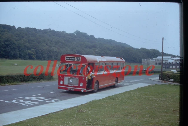 35MM SLIDE 1980 West Yorkshire Bus SWX962F Coach Rd Baildon With ...