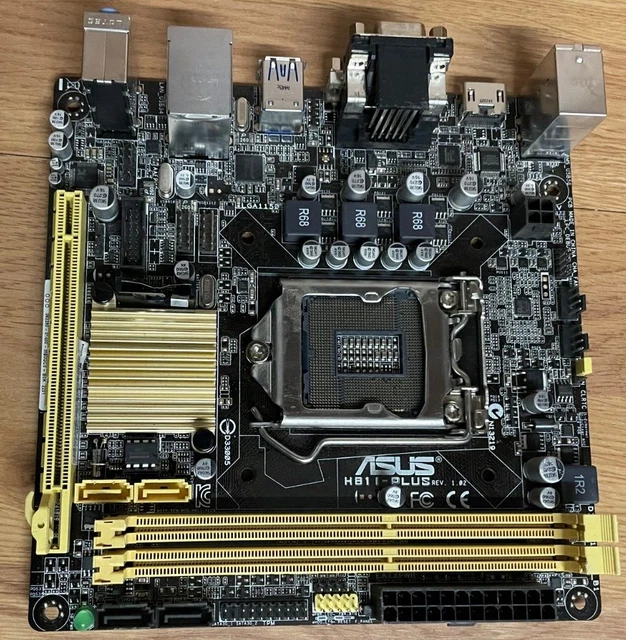 ASUS H81I-PLUS SOCKET LGA1150 DDR3 Mini ITX Motherboard UNTESTED. £37. ...
