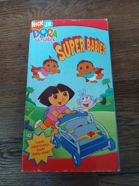 NICK JR DORA The Explorer Super Babies VHS 2005 Orange Video Tape ...