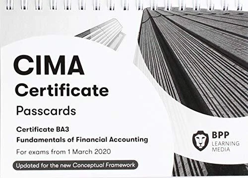 CIMA BA3 FUNDAMENTALS of Financial Accounting (Encuadernación de ...