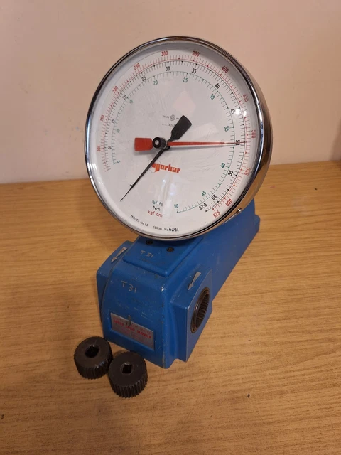 NORBAR MODEL 60 Static Torque Meter Tester 10-62NM 10-50 LB.Ft 1/2 & 3/ ...