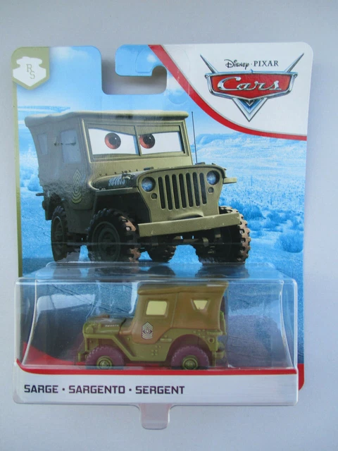 DISNEY PIXAR CARS Radiator Springs *Sarge* Sgt. Major Willys Army Jeep ...