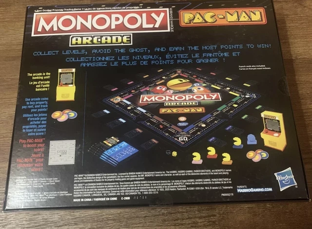 MONOPOLY ARCADE PAC-MAN Game Board Game for Kids Ages 8 and Up ...