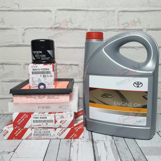 GENUINE TOYOTA YARIS Hybrid Service Kit Mxpj15 1.5L 2020-22 With 5W30 ...