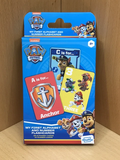 PAW PATROL MY First Alphabet And Number Flashcards £4.95 - PicClick UK