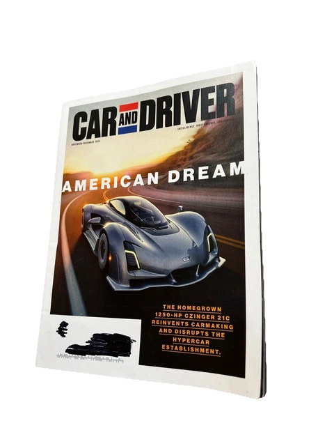 CAR AND DRIVER Magazine November/December 2025: American Dream £3.71 ...
