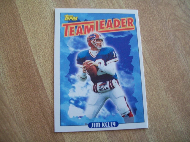JIM KELLY BUFFALO BILLS 1993 TOPPS TEAM LEADER #261 NFL collector card ...