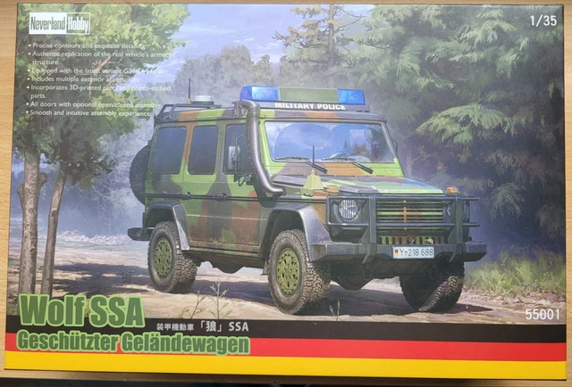 NEVERLAND HOBBY WOLF SSA Geschützer Geländewagen - 1:35 - 55001 EUR 32 ...