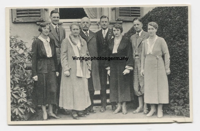 Z6447 FOTO AK 1938 Fürst Friedrich von Waldeck und Pyrmont mit Familie ...