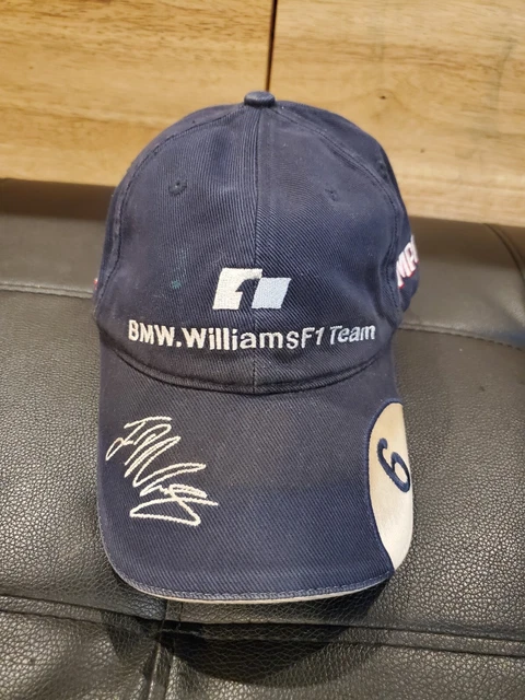 RALF SCHUMACHER BMW Williams F1 Team Formula One 1 Signed Hat Cap(read ...