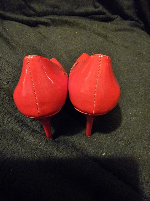 CARVELA ‘CLASSIQUE' LADIES Red Suede Heels Courts Shoes UK7 EU41 RRP £ ...