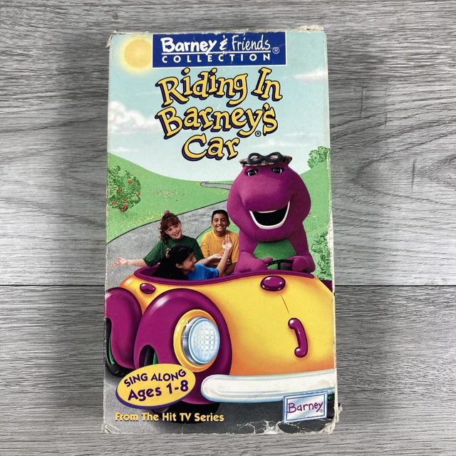 BARNEY & FRIENDS Riding in Barney’s Car VHS 1995 Video Tape VTG Kids ...