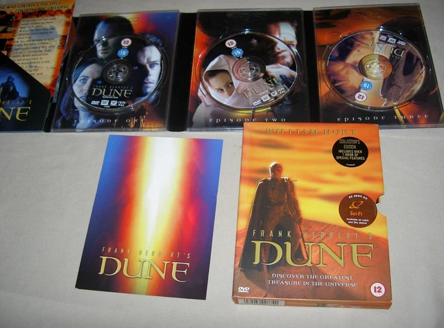 FRANK HERBERT'S DUNE TV series 3 x DVD Box Set Sci/Fi Fantasy Epic ...