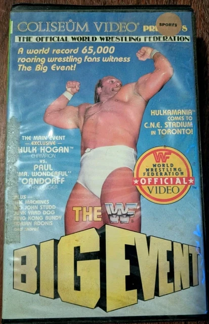 WWF THE BIG Event Coliseum Video VHS 1986 WWE $39.58 - PicClick AU
