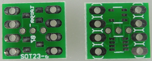 10X SMD ADAPTERPLATINE SOT-23 (je 2xSOT23-3, 1xSOT23-5, 1xSOT23-8) EUR ...