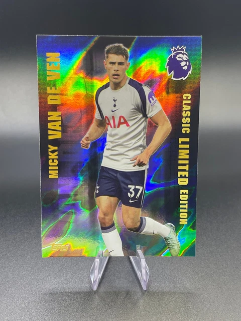 TOPPS PREMIER LEAGUE 2026 Micky Van De Ven Classic Limited Edition ...