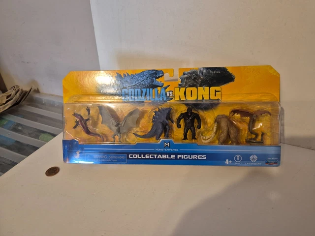 MONSTERVERSE GODZILLA VS Kong Mini Monster Figure Set, Warbat, Behmoth ...