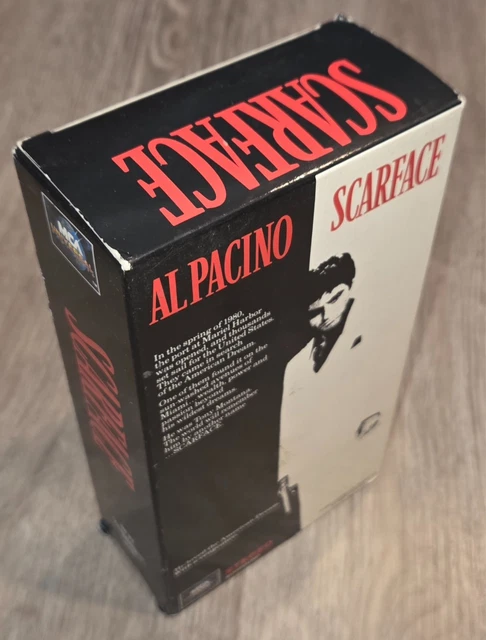 SCARFACE VHS (1983) MCA Universal Home Video 1990 Release (2 Tape Set ...