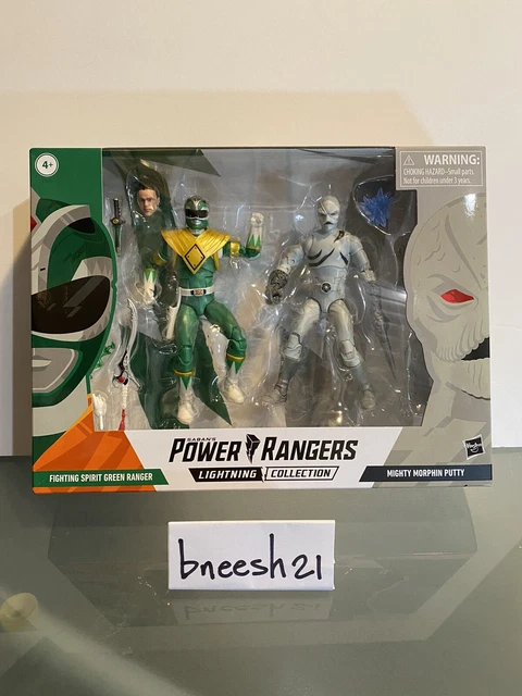 POWER RANGERS LIGHTNING Collection Mighty Morphin Green Ranger Putty 2 ...