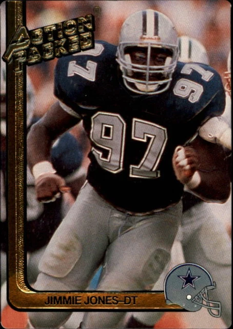 1991 CARTE DE football emballée dans l'action #54 Jimmie Jones EUR 2,21 ...