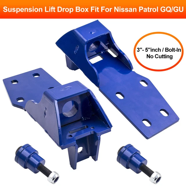 SUSPENSION LIFT KIT pour Nissan Patrol GQ GU 3" 4" 5" Inch Drop Boxes ...