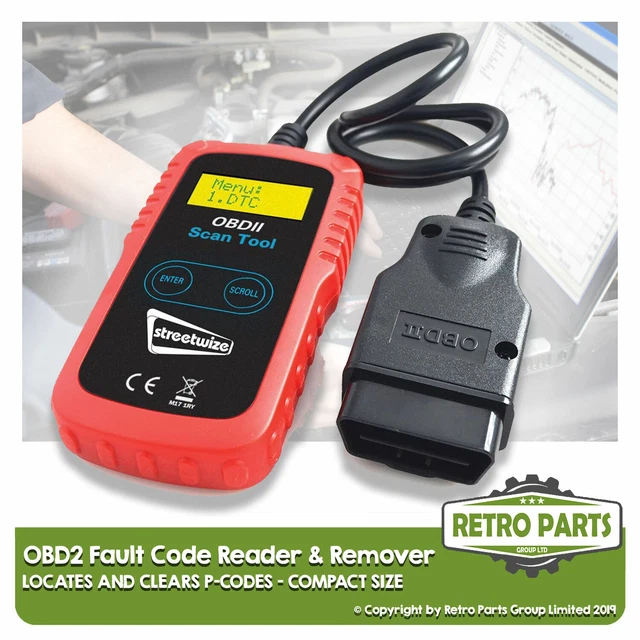 COMPACT OBD2 CODE Lecteur pour Siège. Diagnostic Scanner Moteur Léger ...