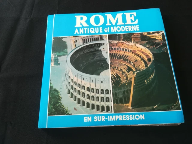 LIVRE : ROME antique et moderne en sur-impression - G&G éditrice Roma - EUR 4,90 - PicClick FR