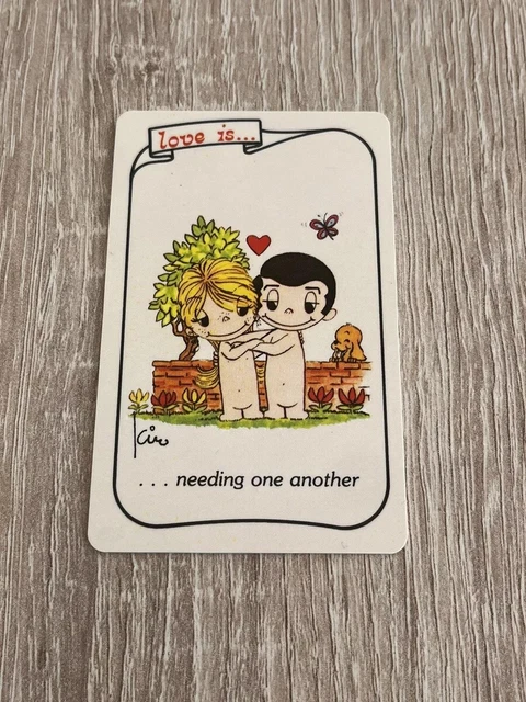 PERMA GRAPHICS LOVE Is Characters 1970 Card ‘Love Is Needing One ...