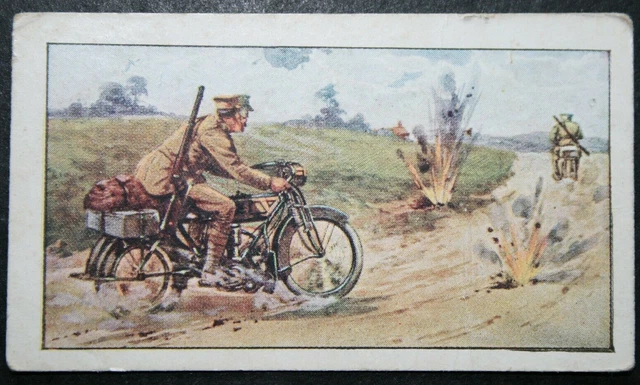 BRITISH WORLD WAR 1 Motor-cycle Despatch Rider Vintage 1915 Card LD05 £ ...