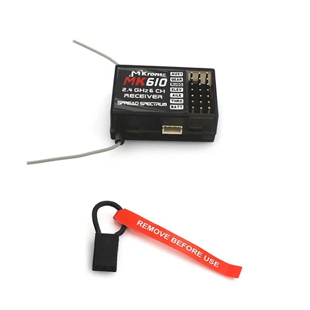 MK610 2.4GHZ DSM2 Spread Receiver For AR6100 Spektrum Dx5e Dx6i Dx7 ...