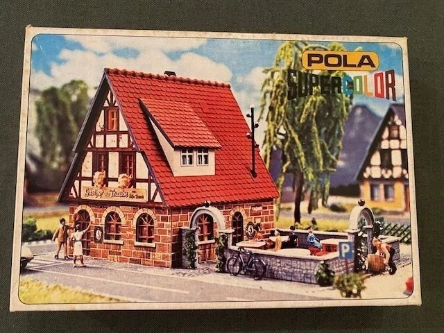 POLA ECHELLE HO Maquette Café terrasse - 531 EUR 20,00 - PicClick FR