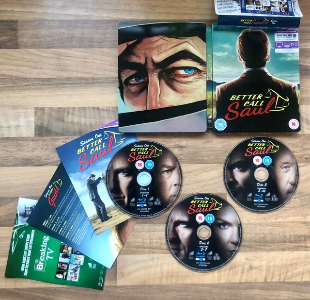 BETTER CALL SAUL - Complete First Season One Limited 3 Disc Blu-Ray ...