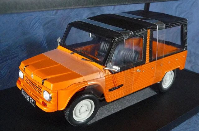 VOITURE MINIATURE AU 1/18: CITROEN Mehari orange de NOREV, neuve en ...