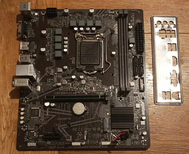 GIGABYTE H510 H Socket 1200 DDR4 Micro ATX Motherboard + I/O Plate £45. ...