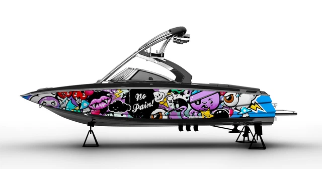 GRAPHIC KIT DECAL Boat Speedster Wrap Seadoo Wake Board Sportster $599. ...