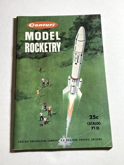 VINTAGE CENTURI FLYING Model Rocket 1970 Catalog No. 71D NM Estes $19. ...