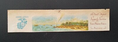 WW2 ERA U.S.M.C. Cut Letterhead Artwork ~ U.S. Marine Corps ~ Military ...