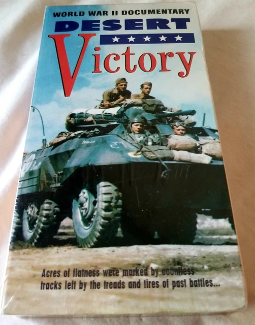 RARE DESERT VICTORY VHS WWII 1943 El Alamein NA Documentary Alpha Video ...