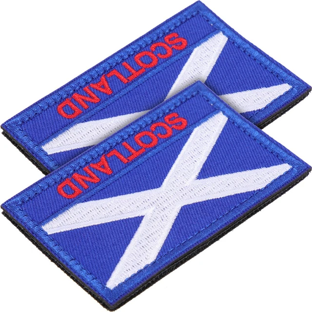 2 PCS SCOTLAND Flag Applique Embroidered Patch Patches Decorations $18. ...