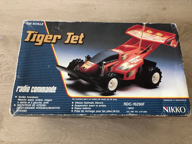 VOITURE RADIOCOMMANDÉ 1/16 NIKKO Tiger jet testé boite/poly EUR 100,00 ...