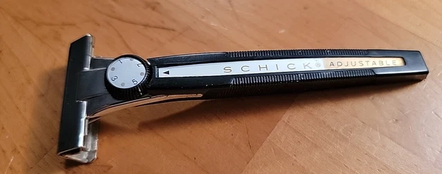 VINTAGE SCHICK Injector Adjustable Single Edge Safety Razor Stunning ...