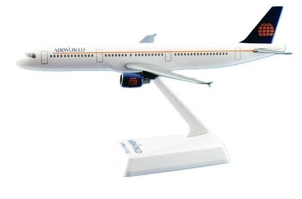 FLIGHT MINIATURES AIRWORLD Airbus A321-200 Desk Top Display 1/200 Model ...