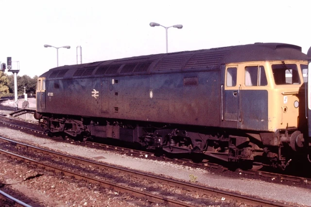 1985 BRITISH RAIL BR Diesel Loco 47001 Railway Slide Ref 3197 £3.99 ...