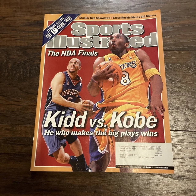 SPORTS ILLUSTRATED JUIN 2002 JASON KIDD KOBE BRYANT Lakers Bill Murray ...