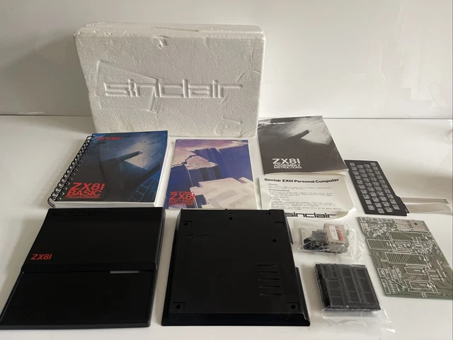 SINCLAIR ZX81 PERSONAL Computer Motherboard PCB and Keyboard - Spares £ ...